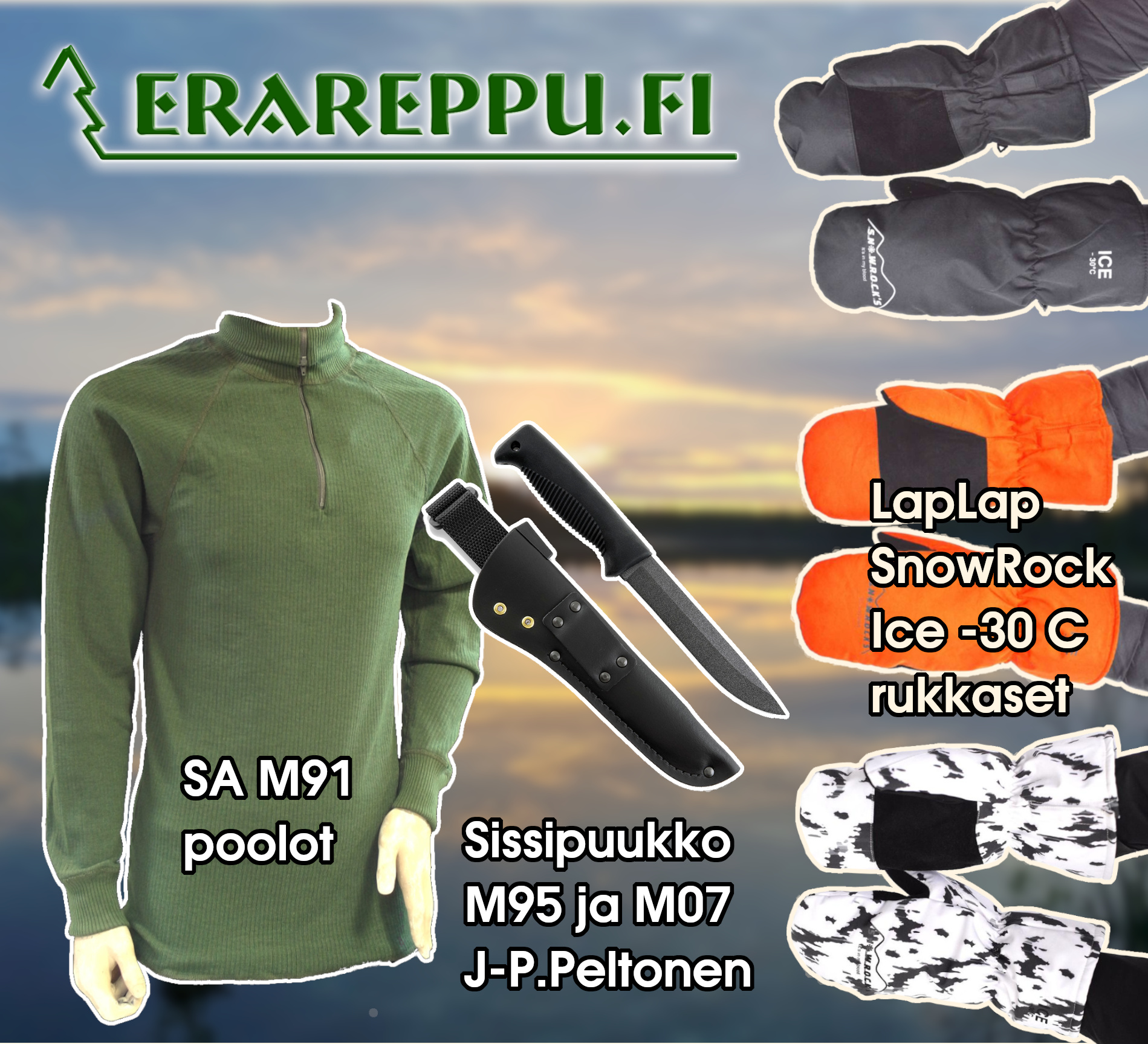 Uutisarkisto | Erä- ja Armeijatavara | Vaeltajan Eräreppu