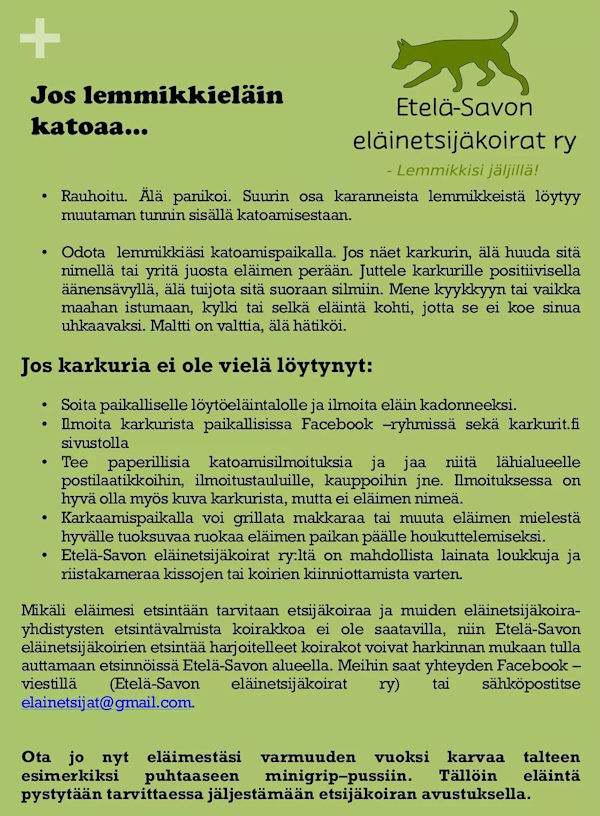 Lajit | Juvan Kennelkerho