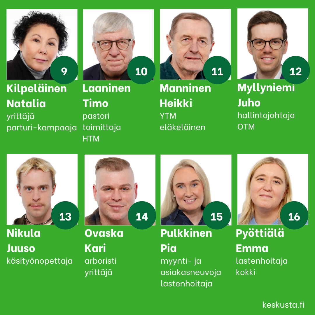 Kuntavaalit 2025 | Keskustan Keravan kuntayhdistys ry